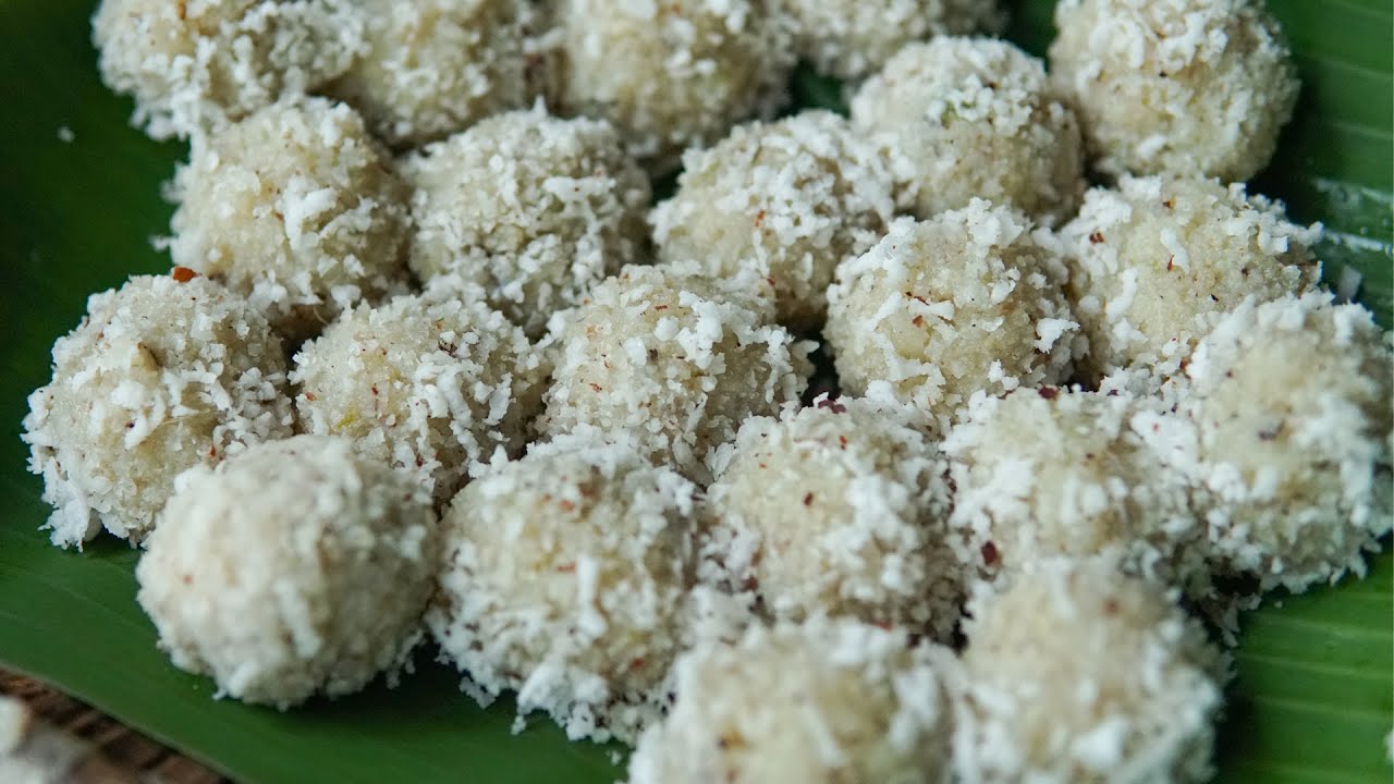 Kerala Style Coconut Laddu - Instant Sweet Recipe - YouTube