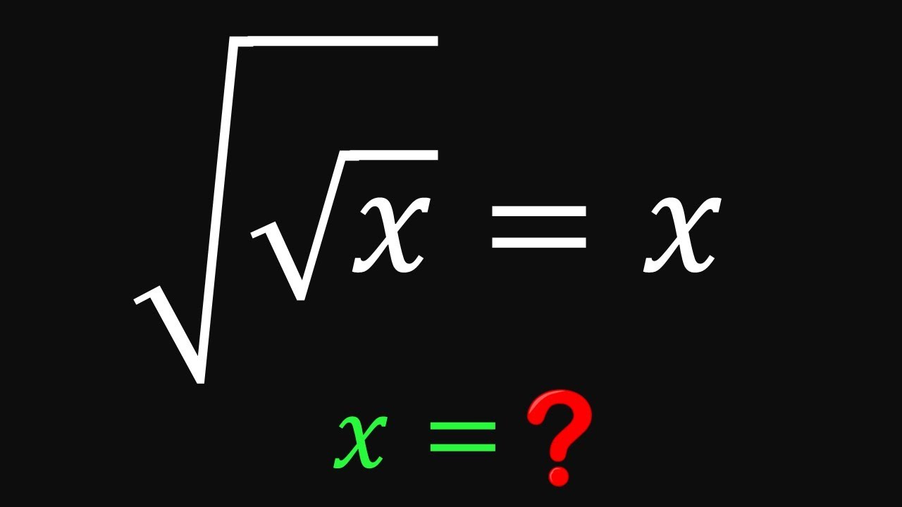 ALGEBRA TRICK | How to solve for ALL values of x - YouTube