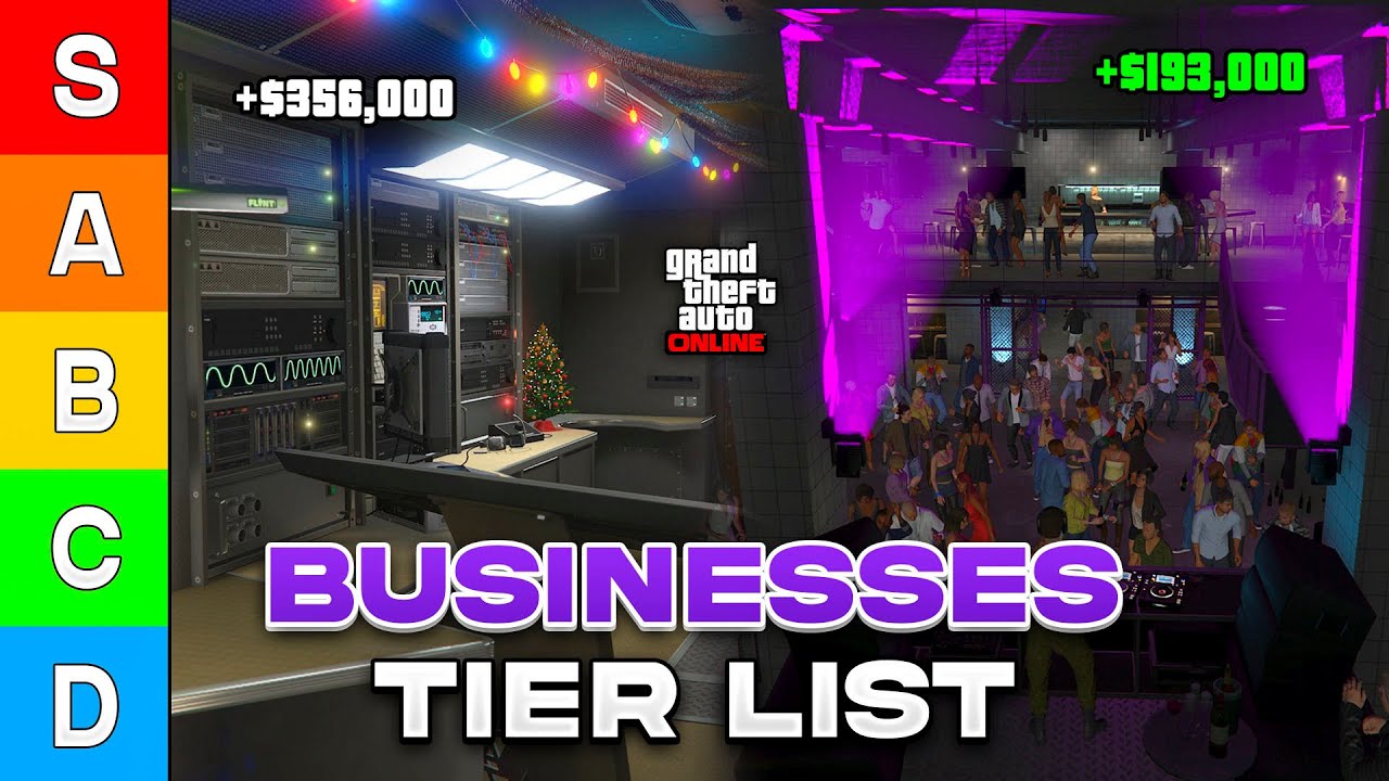 RANKING THE BEST BUSSINESSES IN GTA 5 ONLINE TIER LIST! - YouTube