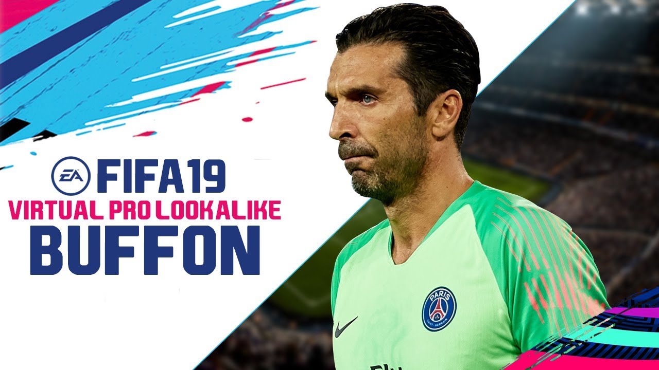 FIFA 19 | VIRTUAL PRO LOOKALIKE TUTORIAL - GIANLUIGI BUFFON - YouTube