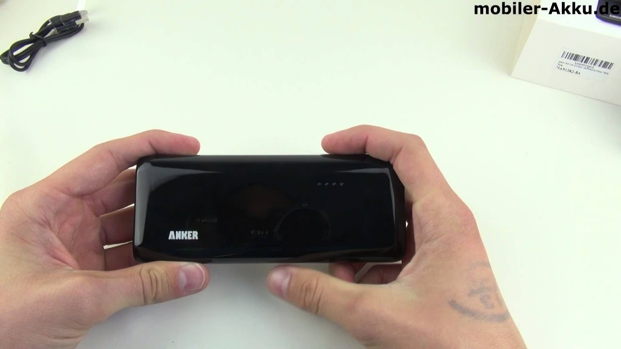Anker 2. Gen. Astro E4 13000 mAh - Test / Review / Unboxing - YouTube