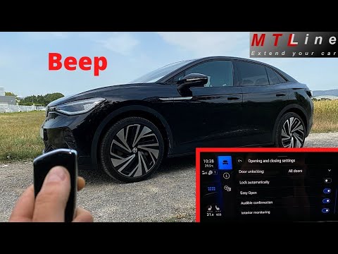 VW ID5 GTX, MY2022 – lock beep confirmation activation - vključitev ...