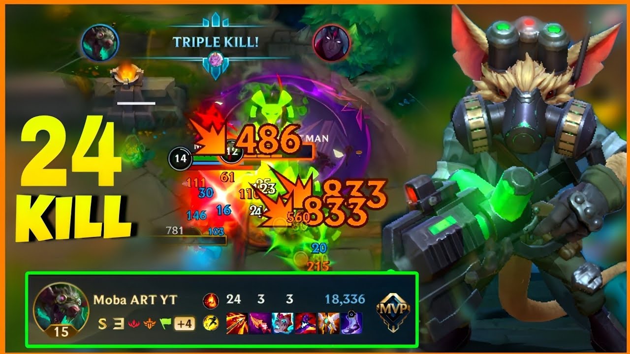 Twitch Wild Rift - 24 Kills In Patch 4.4c 🔥🔥 | still Most Broken In ...