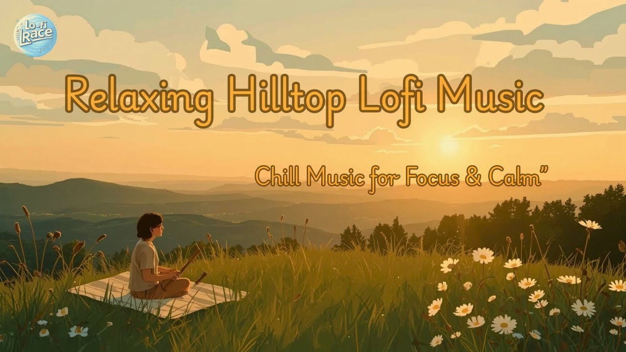Relaxing Recorder Lofi – Peaceful Hilltop Sunset Music for Focus ...