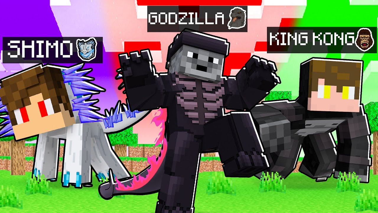 JOGANDO com os PODERES das KAIJUS GODZILLA, KING KONG e SHIMO no ...