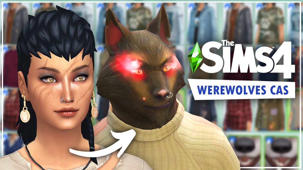 Sims 4: Werewolves CAS is cute but I have questions.. - YouTube