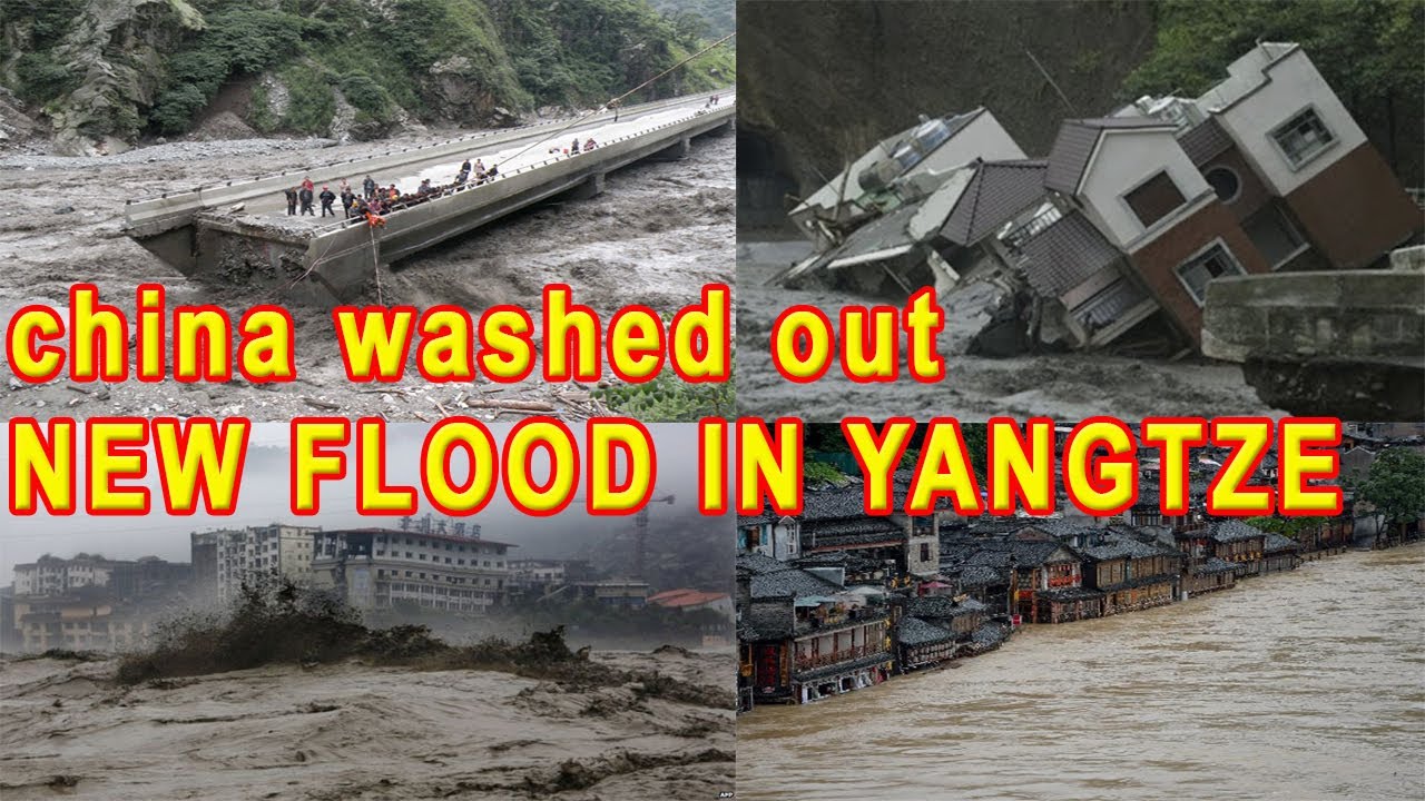 China washed out in floods| New flood in Yangtze river bands| China ...