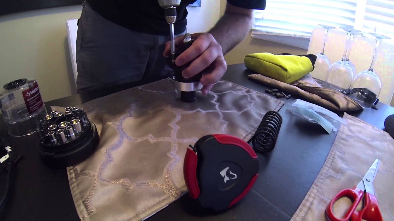 How To Change Tial QR Bov Spring In the Evo X - YouTube