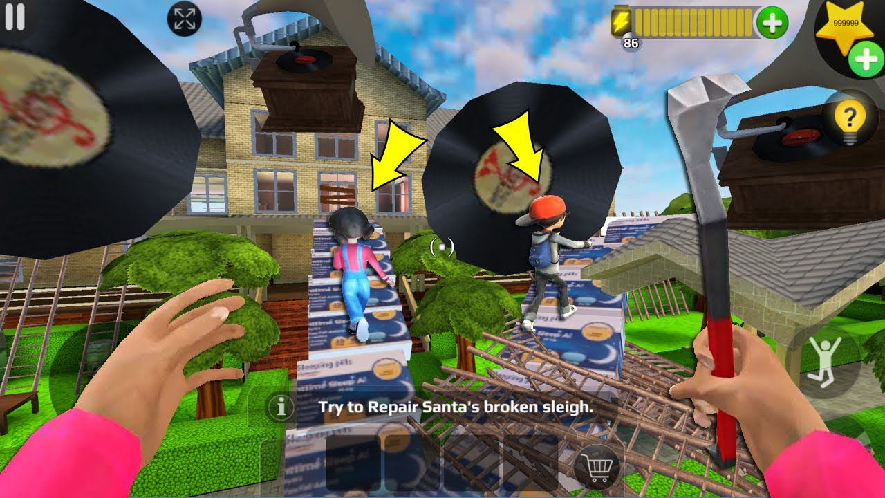 Spam Multi trap and ladders in Chapter Update Teacher Scary 3D Android ...