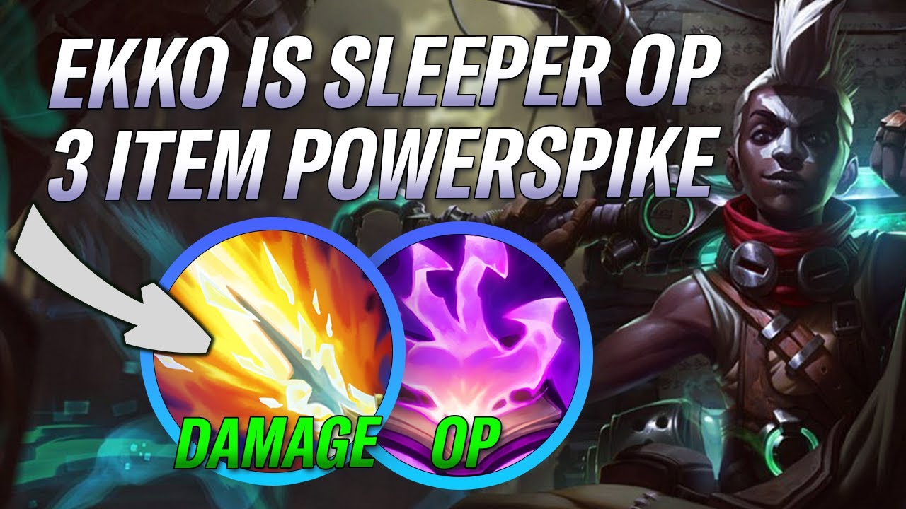 ZERO COOLDOWN EKKO! 3 ITEM POWERSPIKE IS TOO OP ON EKKO IN WILD RIFT ...