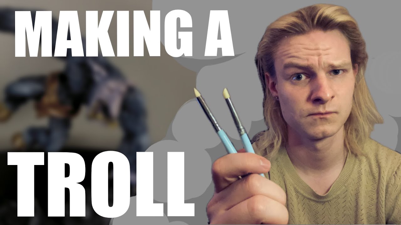 Sculpting A Troll Miniature for D&D - YouTube