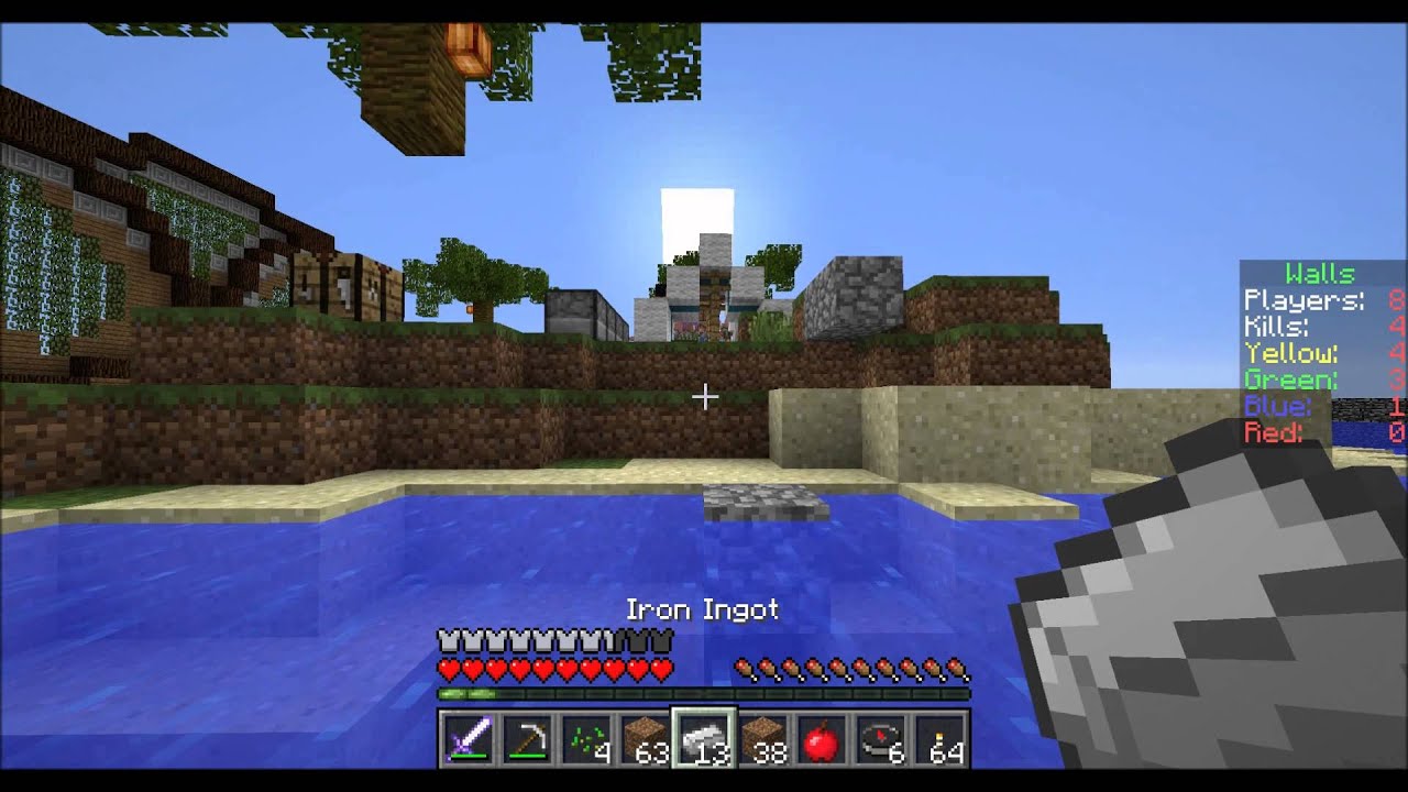 Minecraft The Walls: Island (Hypixel's server) Game 17 - YouTube
