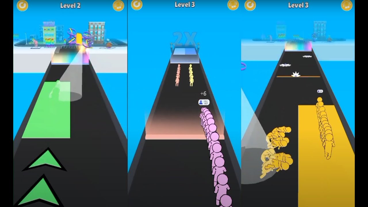 Colors Runners! Walkthrough Gameplay Update Mobile Game - YouTube