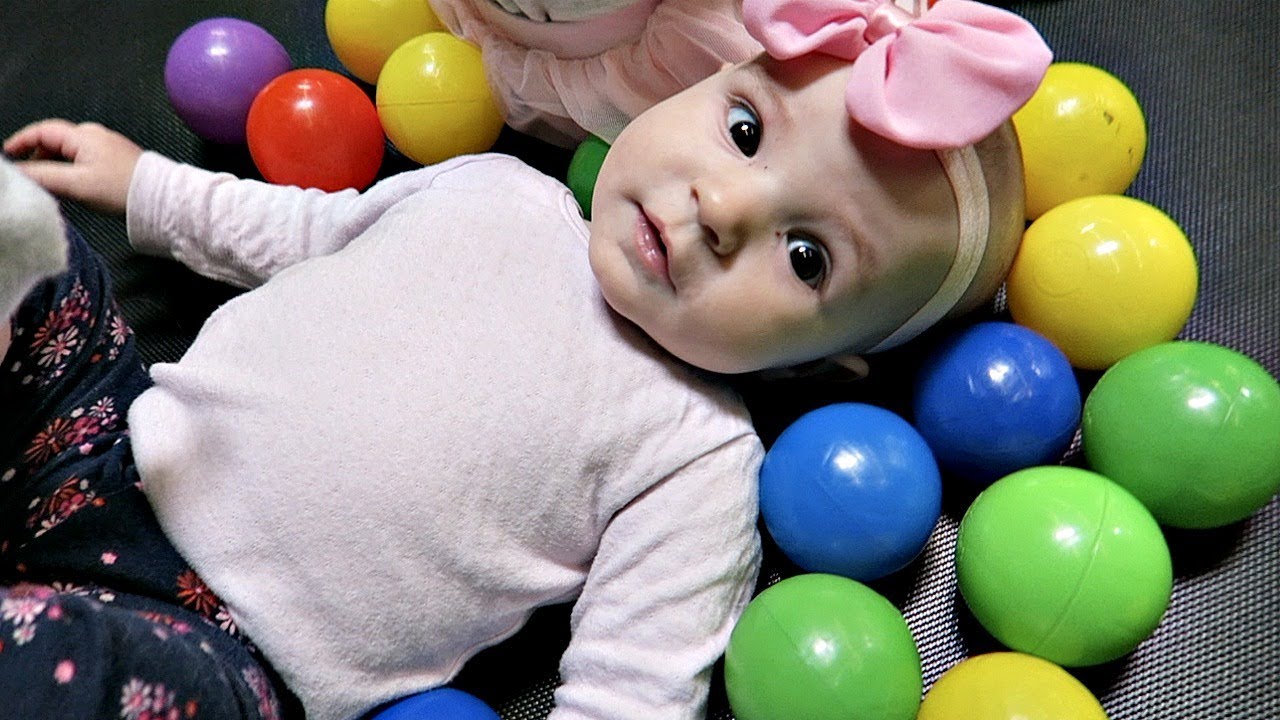 BABIES FIRST BALL PIT! - YouTube