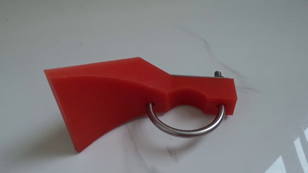 Urethane Spray Deflector with Hardware - YouTube