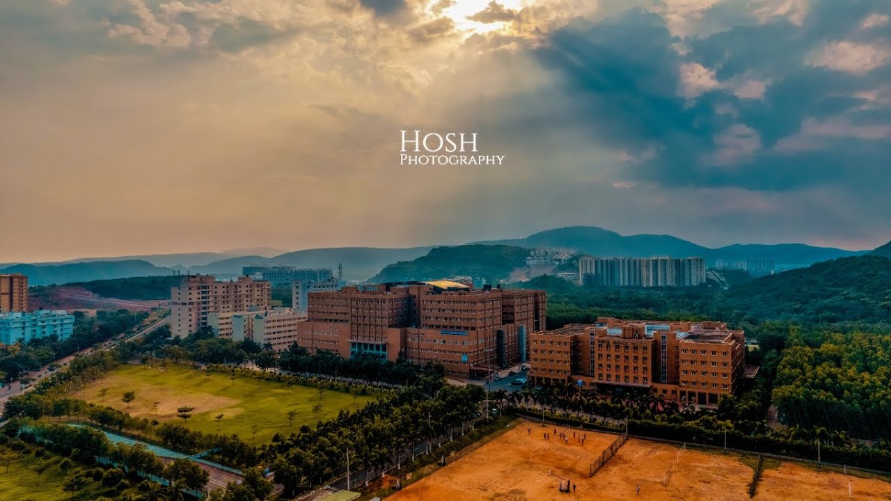 Aerial footage of GITAM Institute of Medical Sciences and Research ...