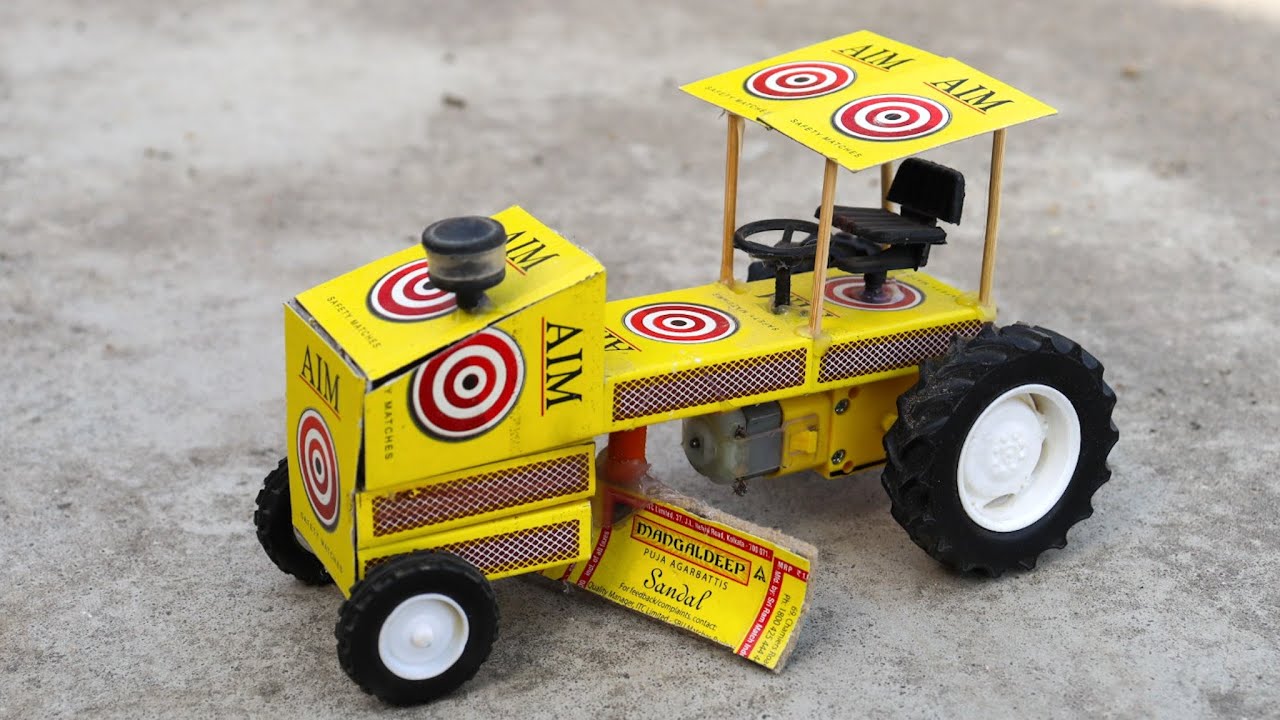 How to Make Matchbox jcb heavy loader machine at home - Diy JCB Backhoe ...