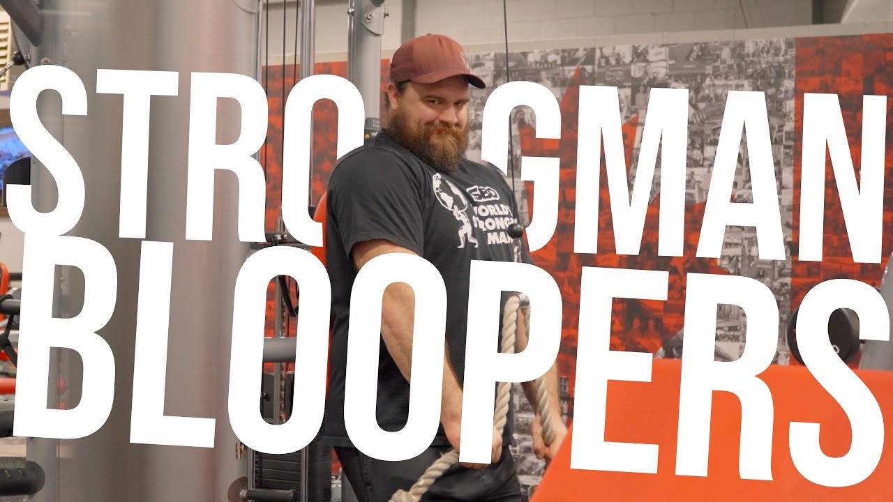 Some of the BEST STRONGMAN BLOOPERS 🤣 from James Jeffers Training ...