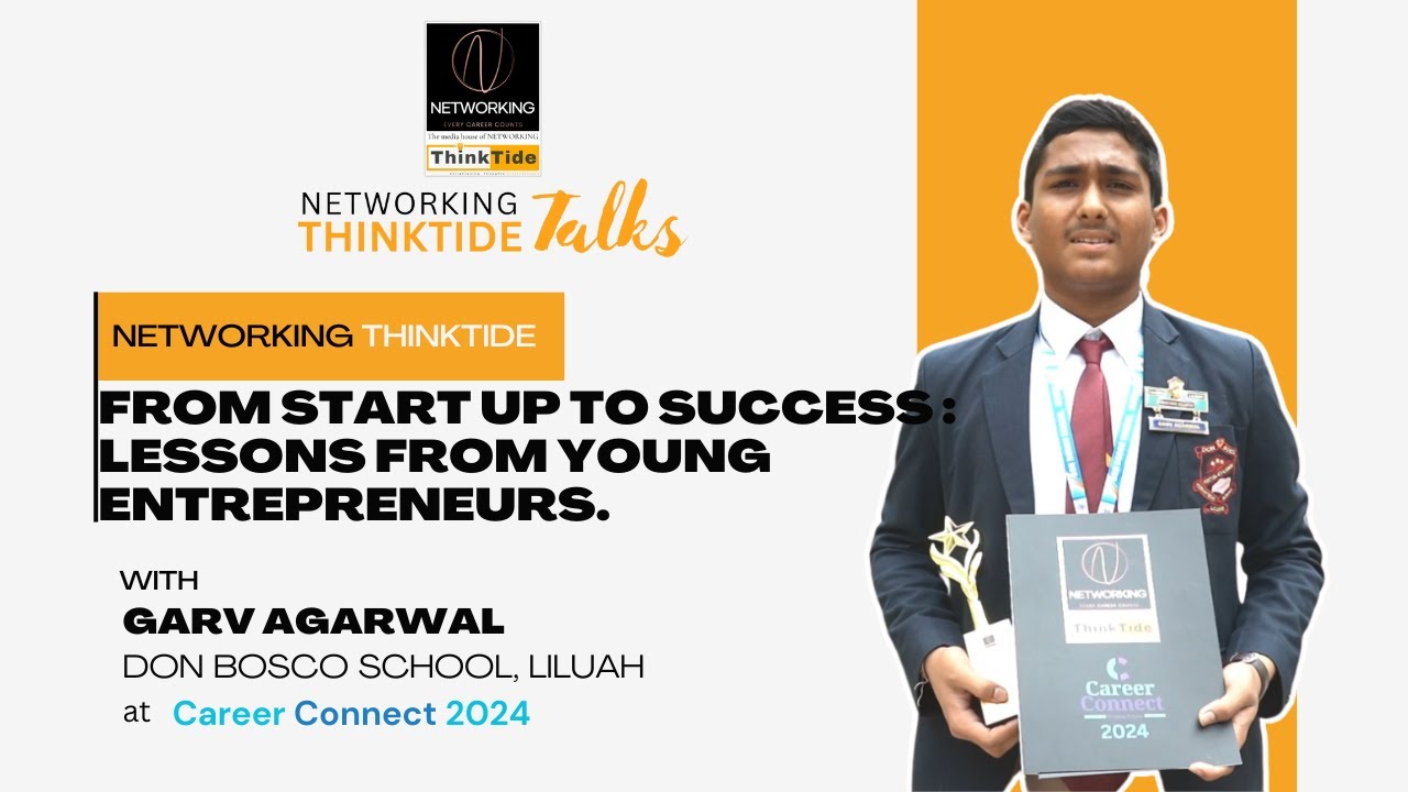 Believe in the power of your idea | Garv Agarwal | ThinkTide Talks ...