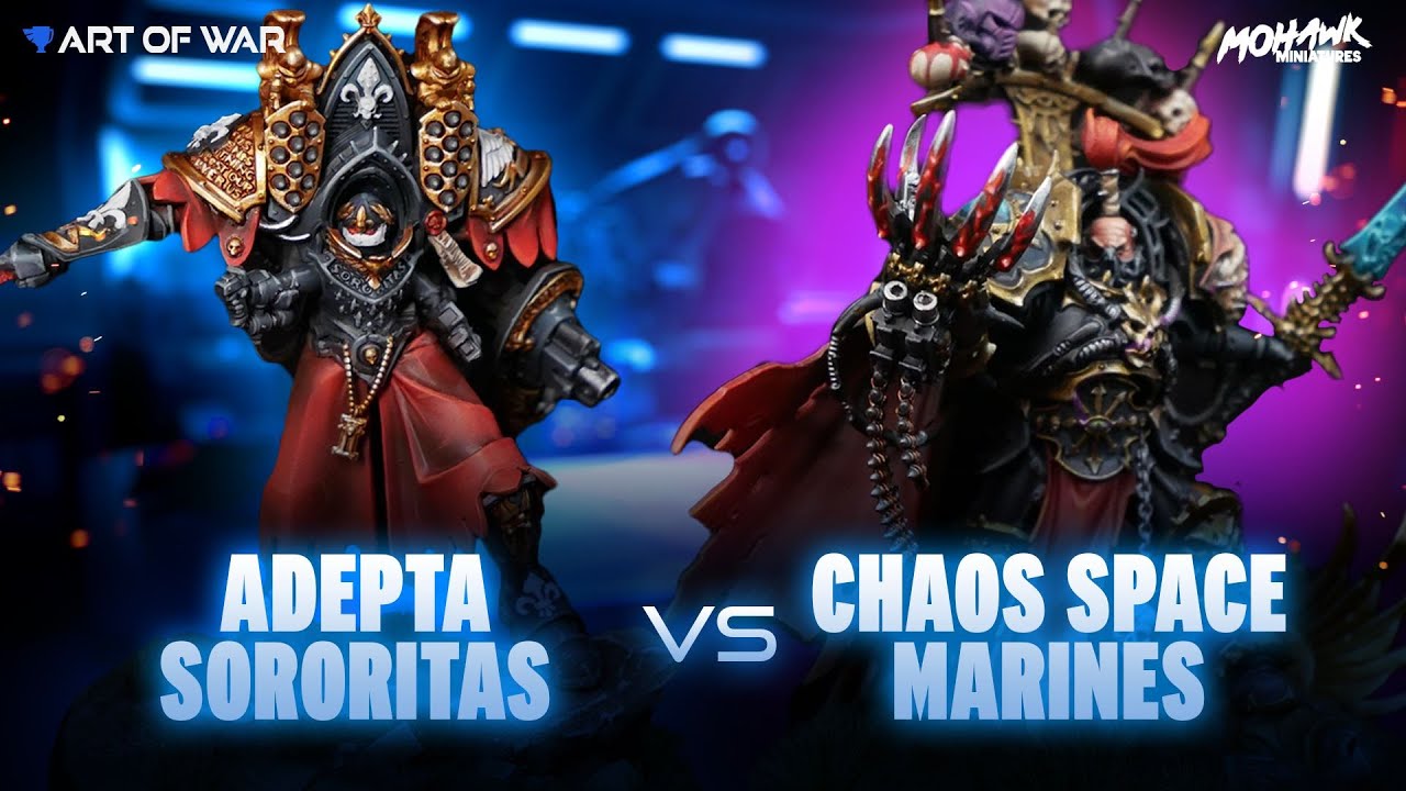 Chaos Space Marines Vs Adepta Sororitas Battle Report 11 1 23 Youtube 5240