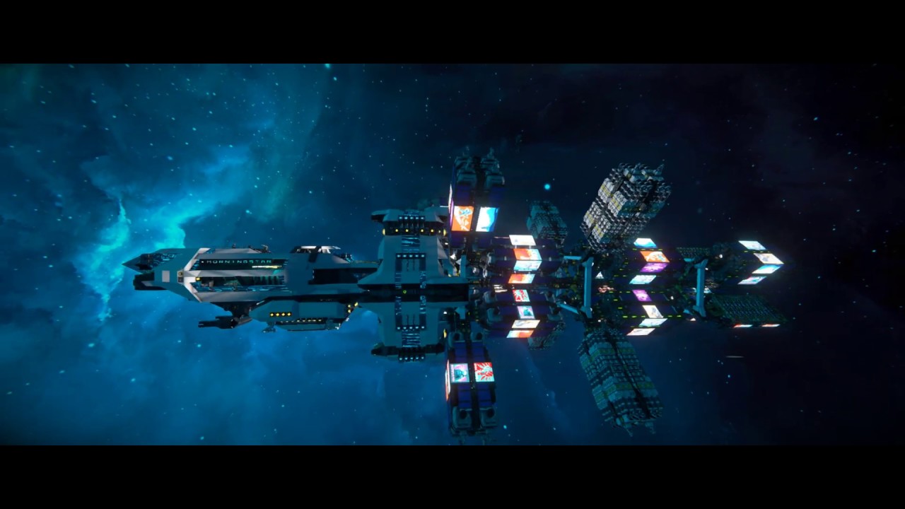 Space Engineers Morningstar trailer walk - YouTube