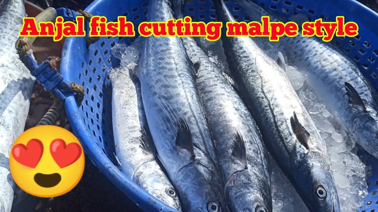 Anjal fish cutting malpe style 😍 @BhoomiMogaveer_official - YouTube
