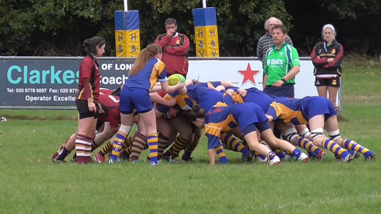 rugby beckenham ladies v hamstead oct 2016 - YouTube