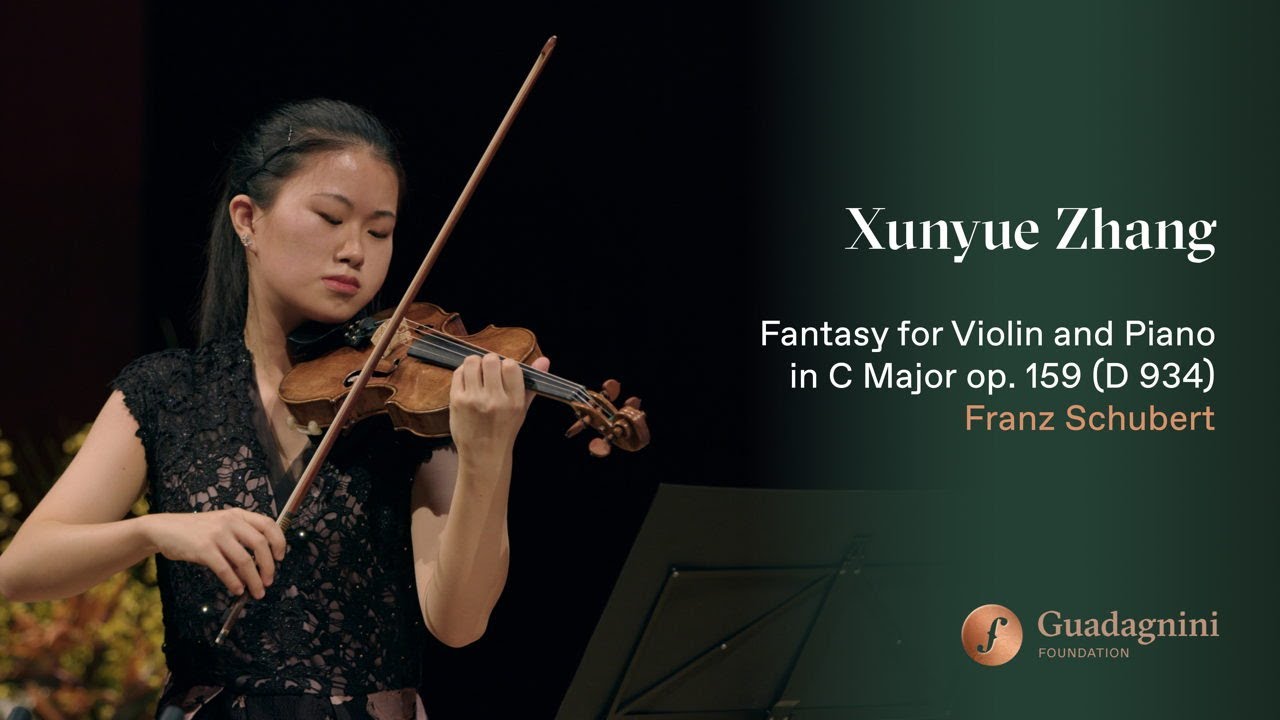 Xunyue Zhang – Schubert: Fantasy for Violin and Piano in C Major (excerpt) | SIVC 2024 - YouTube