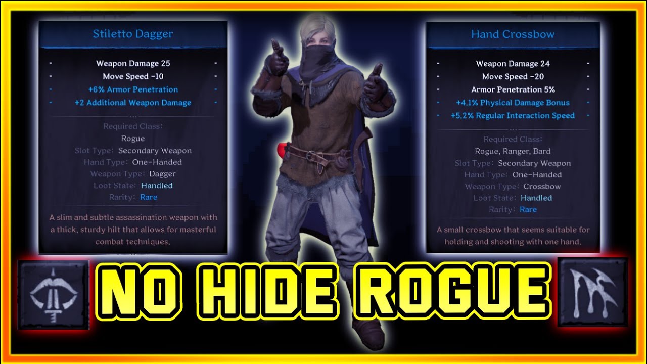 Level 15 Budget Kit Rogue NO HIDE | Solo Dark and Darker - YouTube