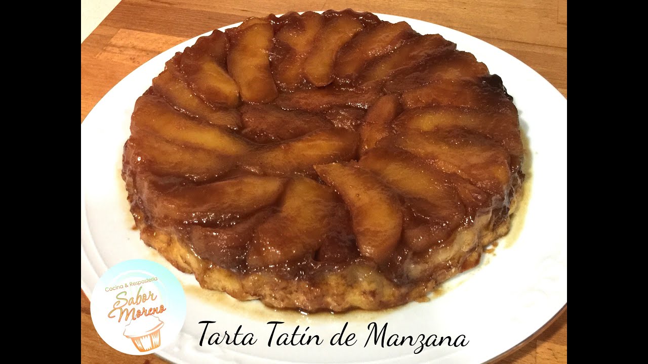 TARTA TATÍN DE MANZANA - receta - YouTube