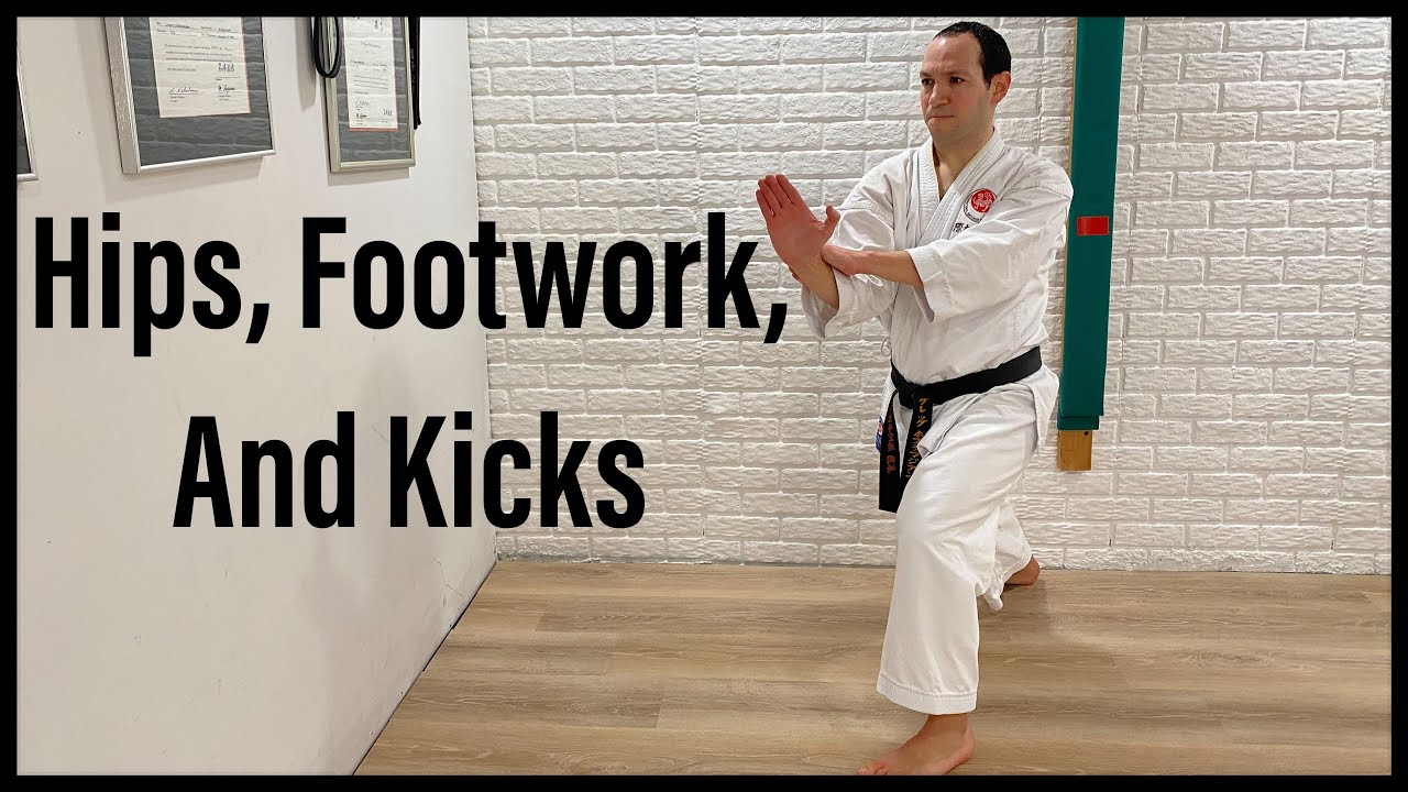 Karate workout: hips, footwork, and kicks - YouTube