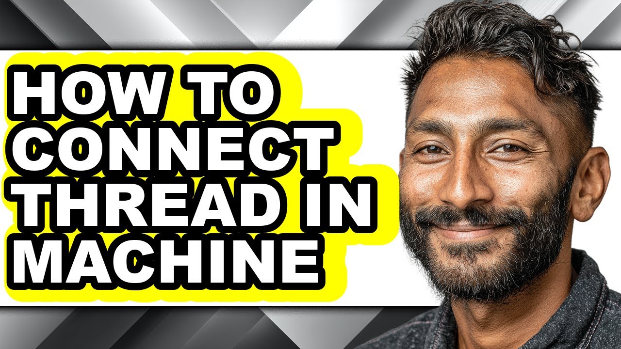 How to Connect Thread in Machine (only Way) - YouTube