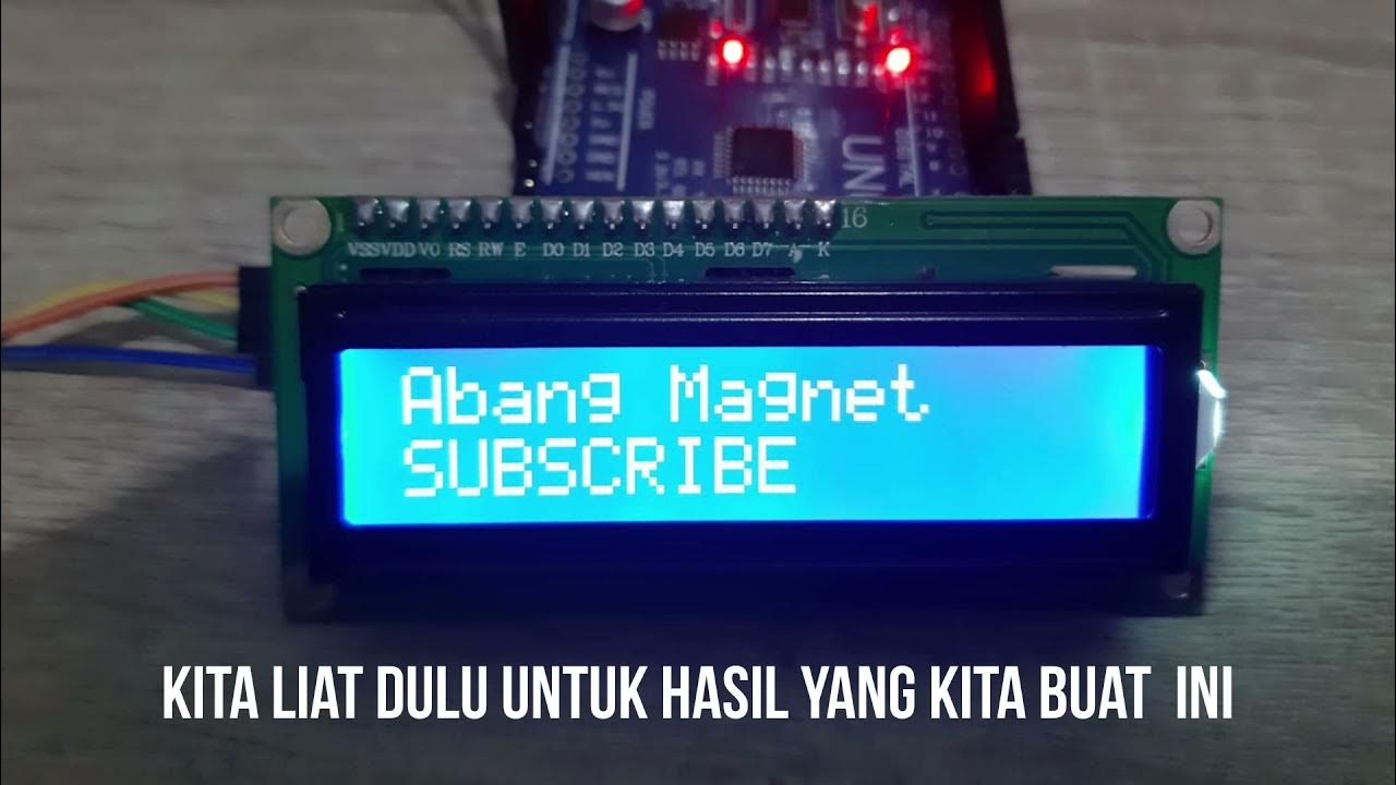 Belajar Arduino pada LCD16x2 dengan I2C || Fix Error lcd.begin ...