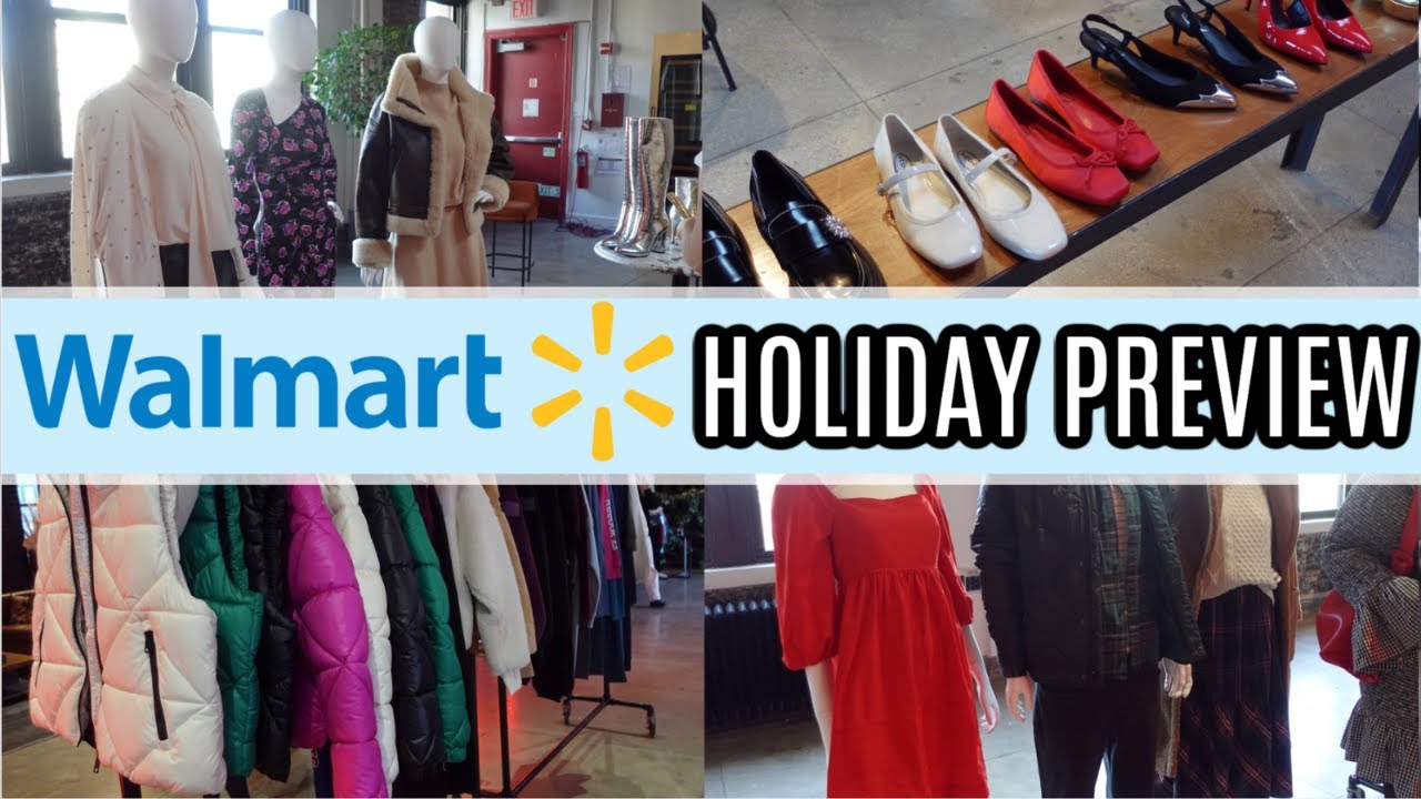 WALMART SHOP WITH ME | WALMART HOLIDAY FASHION PREVIEW | AFFORDABLE ...
