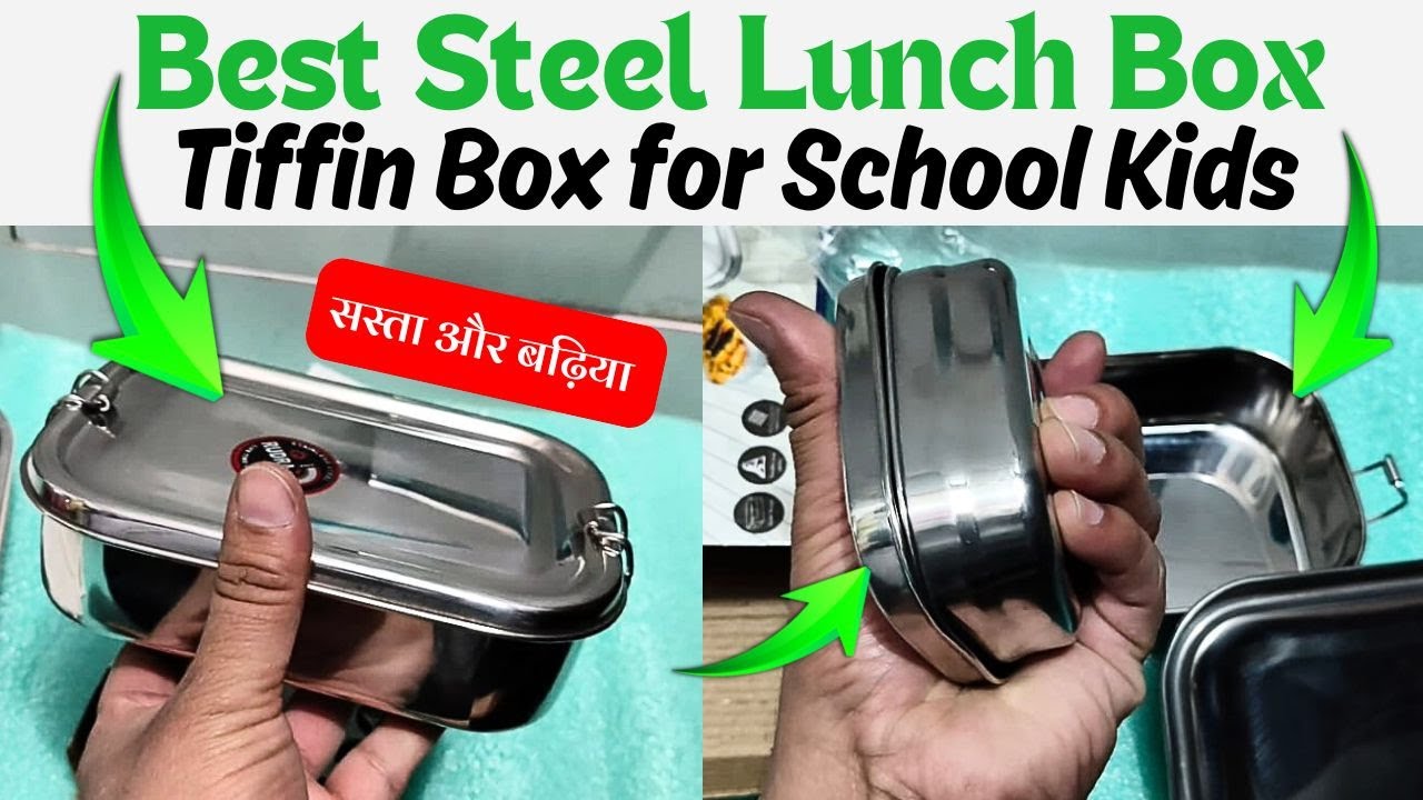🛒 Best Steel Lunch Box for School Children's | Buffet Steel Tiffin Box ...