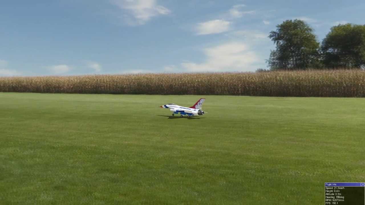 Aerofly Professional Deluxe - F16 - YouTube