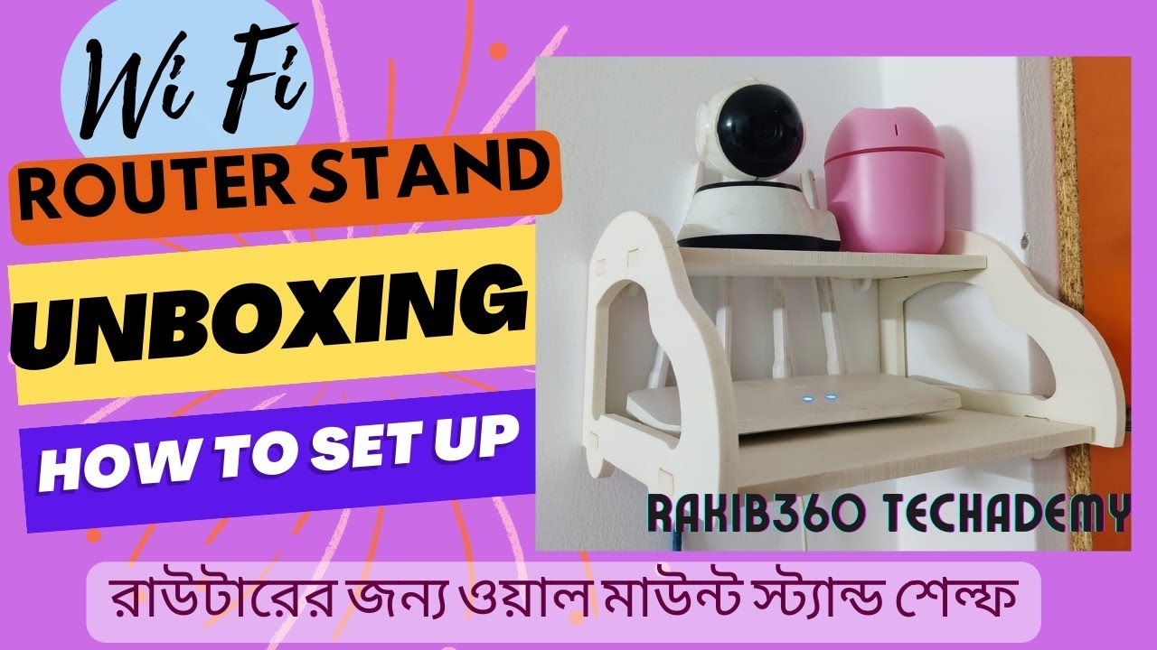 Wall Mount Wi-fi Router Sound Unboxing #shorts #Rakib360_Techademy ...