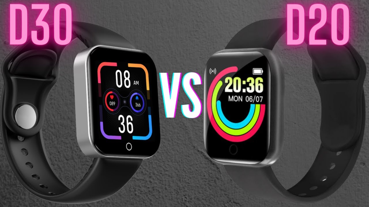 Smartwatch D30 VS D20! - Qual é melhor? - Mudou muito de um para o ...