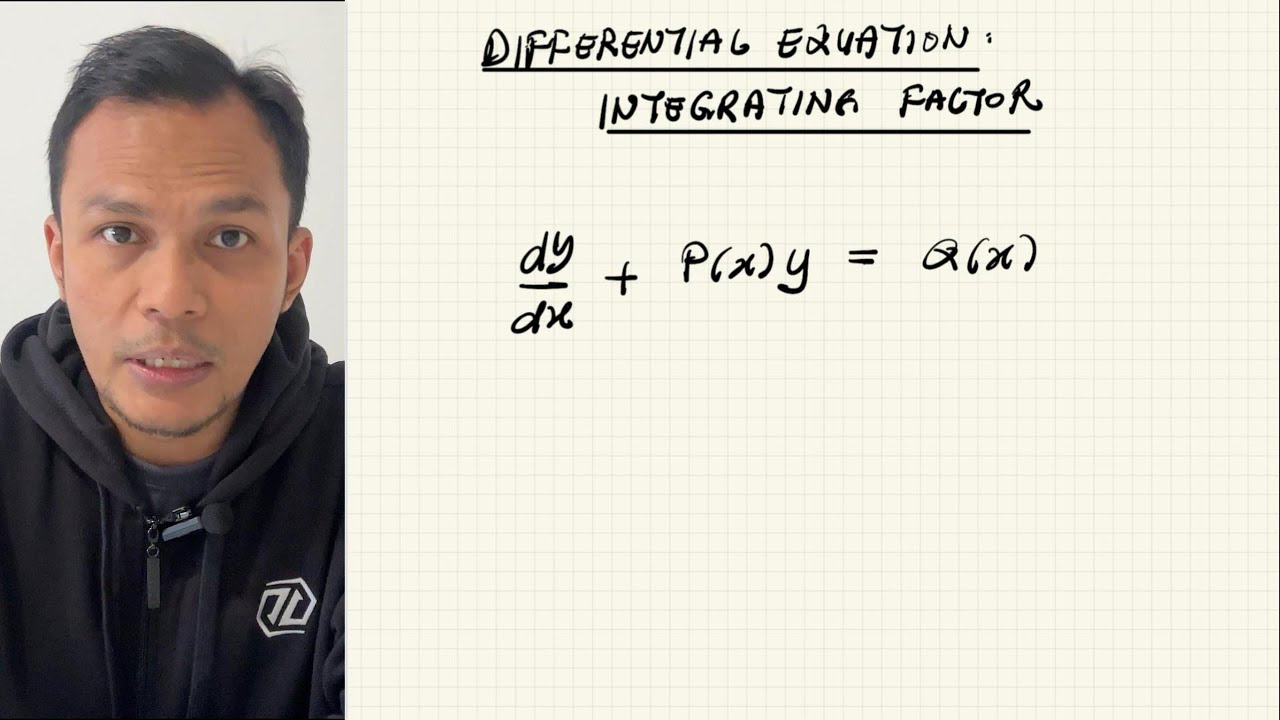 Differential Equation - Integrating Factor | Ep. 1 - YouTube