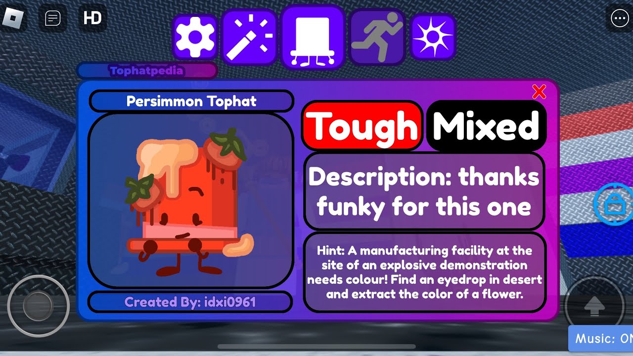 How To Get (NEW) Persimmon Tophat - Roblox Find The Tophats - YouTube