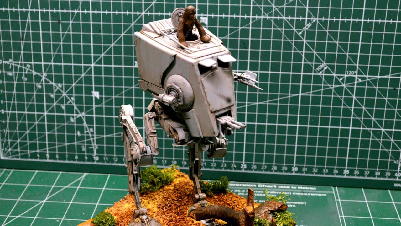 Star Wars AT-ST 1/48 BANDAI MODEL - YouTube