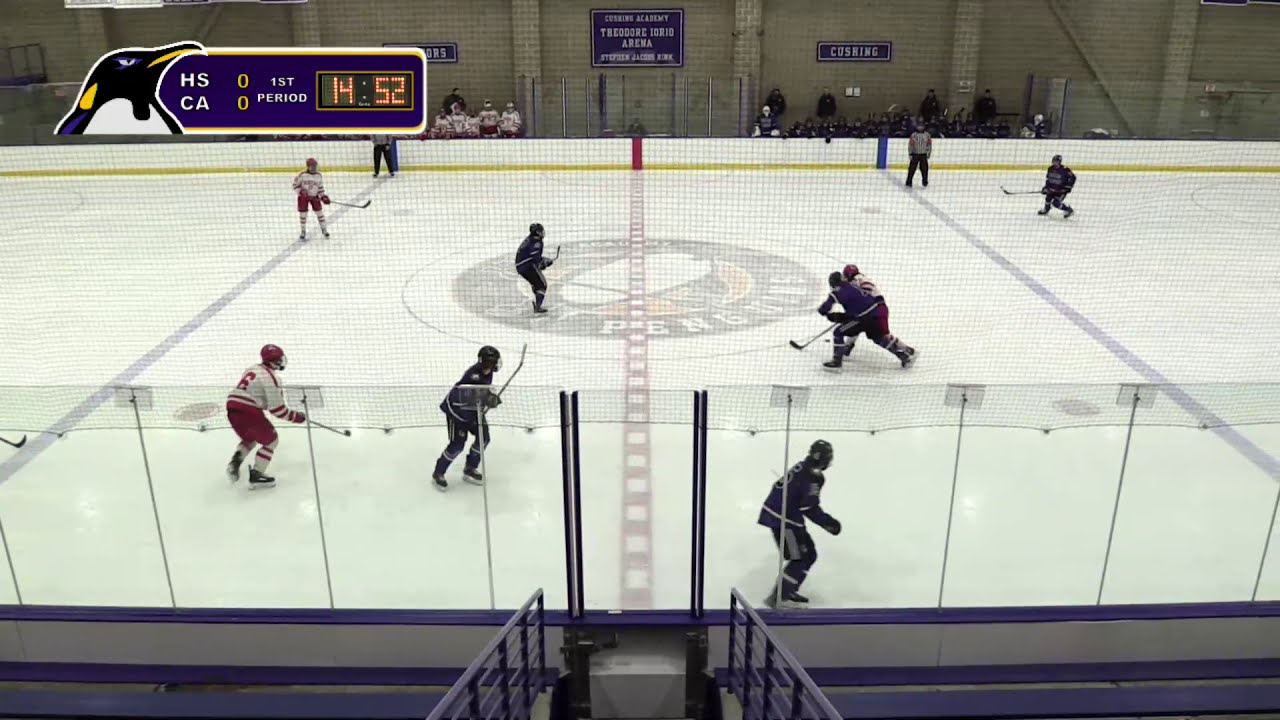 Cushing Academy - Varsity Boys Ice Hockey vs. Hoosac School - YouTube