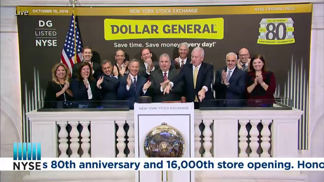 Dollar General Corporation (NYSE: DG) Rings The Opening Bell® - YouTube