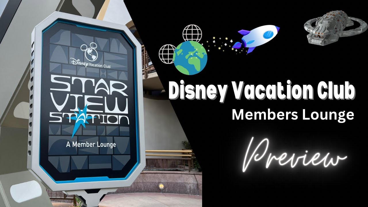 NEW Disney Vacation Club Star View Station inside Tomorrowland ...