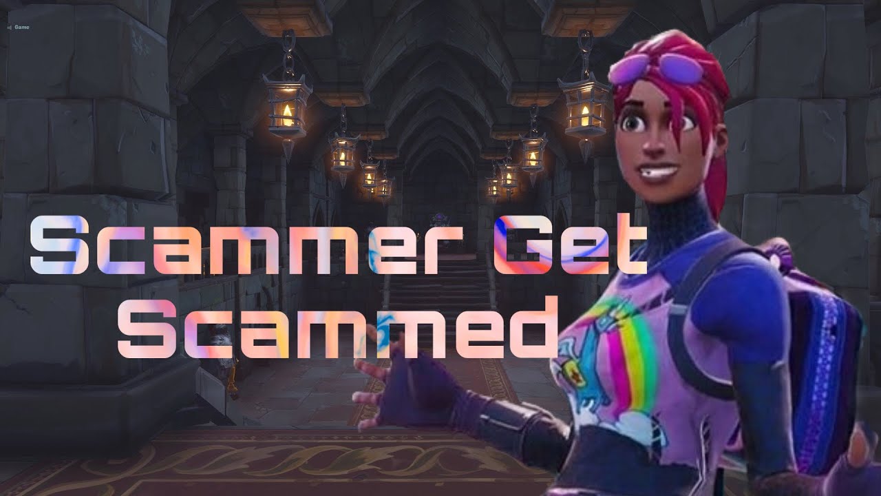 (Scammer get scammed) this dumb scammer(Fortnite Save the world) - YouTube