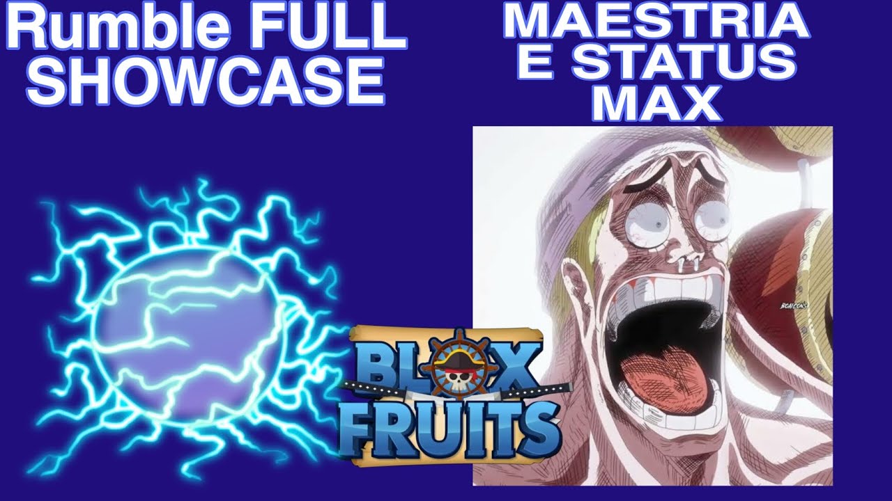 Rumble FULL SHOWCASE AWK e não AWK Blox Fruits - YouTube