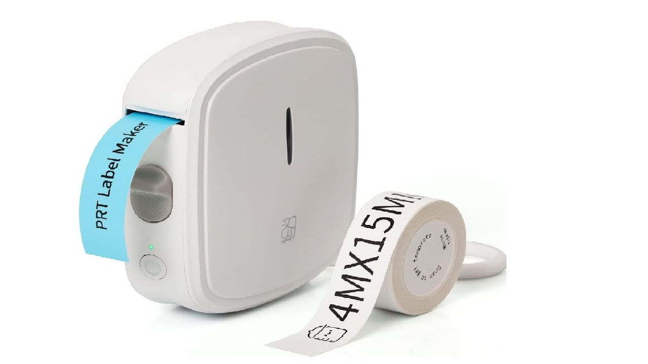 PRT Bluetooth Label Maker Machine - Unbox, Setup and Review - YouTube