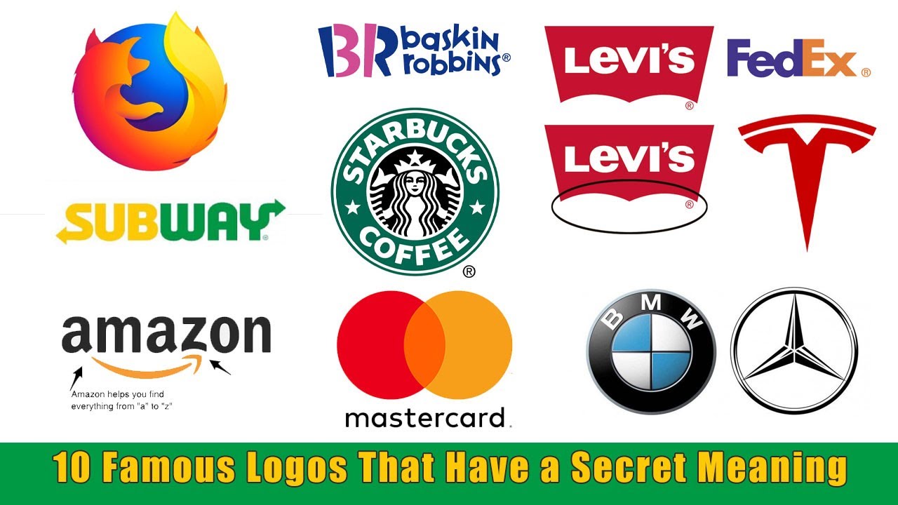 famous logos with hidden messages | 10 famous logos that have a secret ...