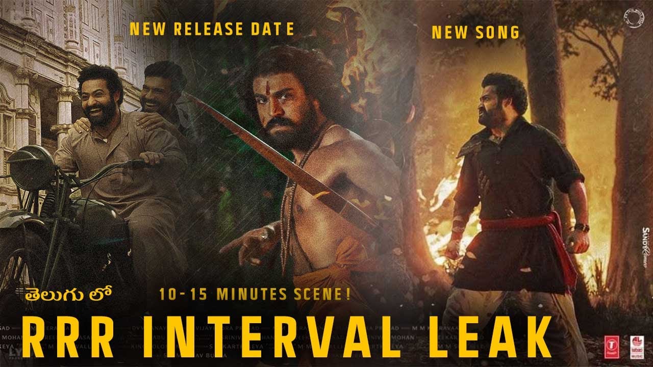 RRR New Release Date , RRR friendship Song Update , RRR Interval Leak ...