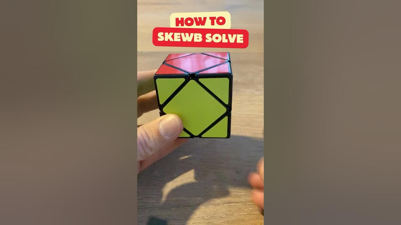 How to solve the skewb! (Beginners method) - YouTube